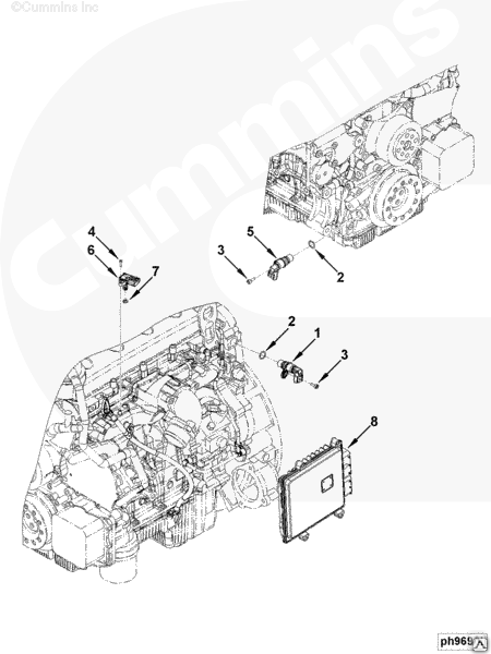 Датчик положения коленвала Cummins ISF 2.8 4307346 купить от 700 до 750 ...